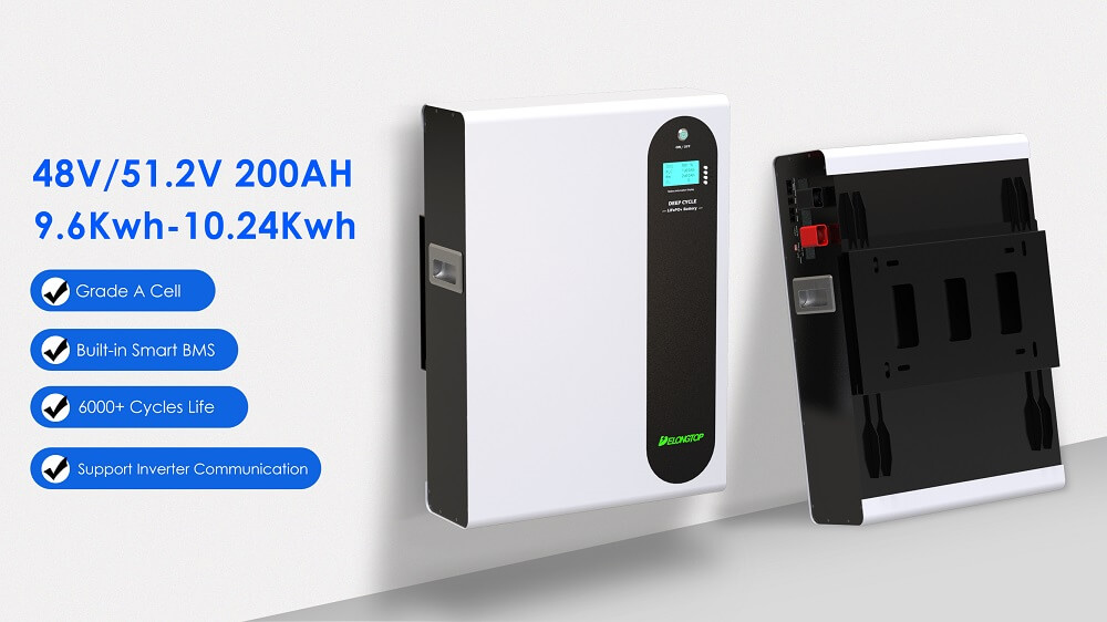 48v Powerwall Alternative 10kwh Wall Mounted Lithium Battery DL ...