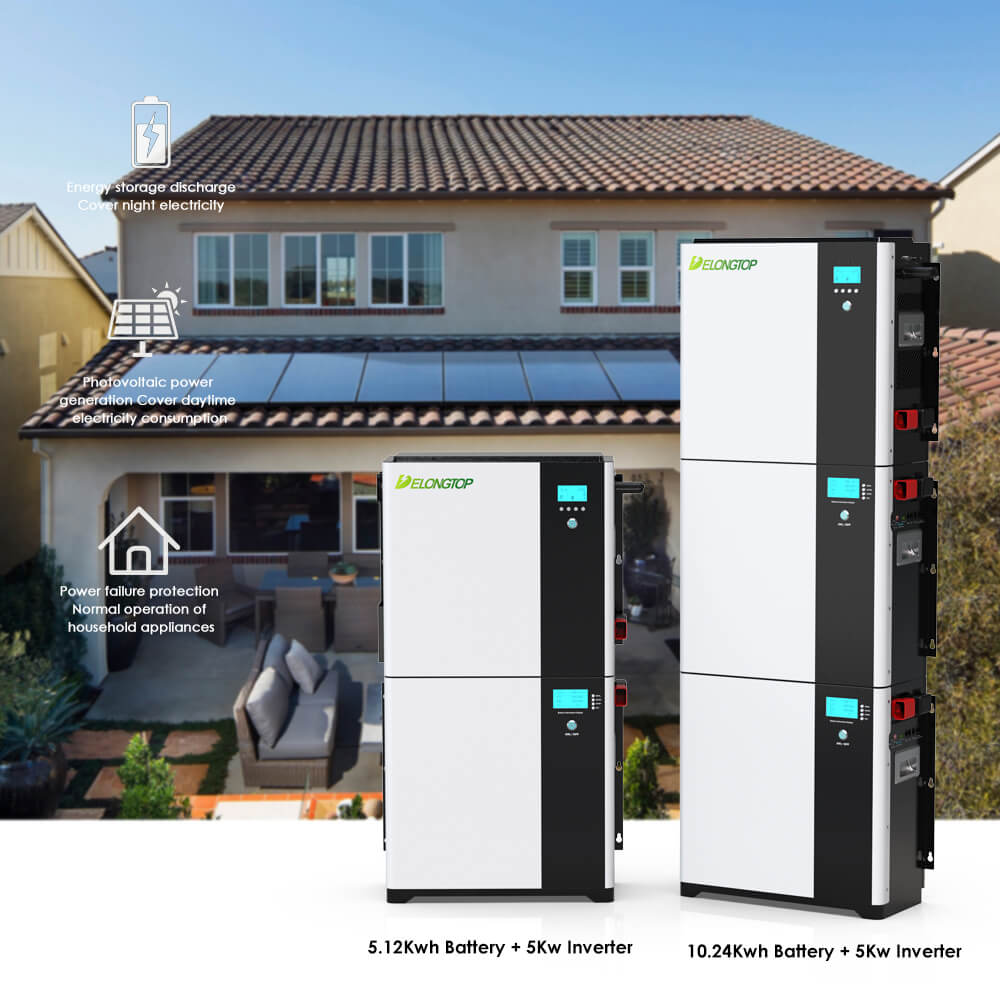 5kw Inverter With Lithium Battery Solar System Delong - Delong Energy