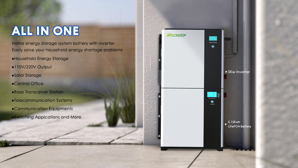 48v/51.2V 100Ah 5kwh All In One Energy Storage System With Inverter DL ...