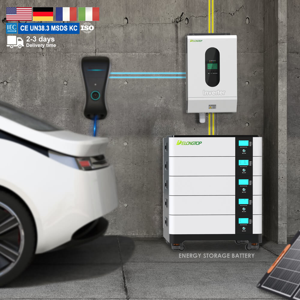 48V/51.2v 200ah 10kwh Stackable Lithium Battery ESS DL-LFP-HS51200 ...