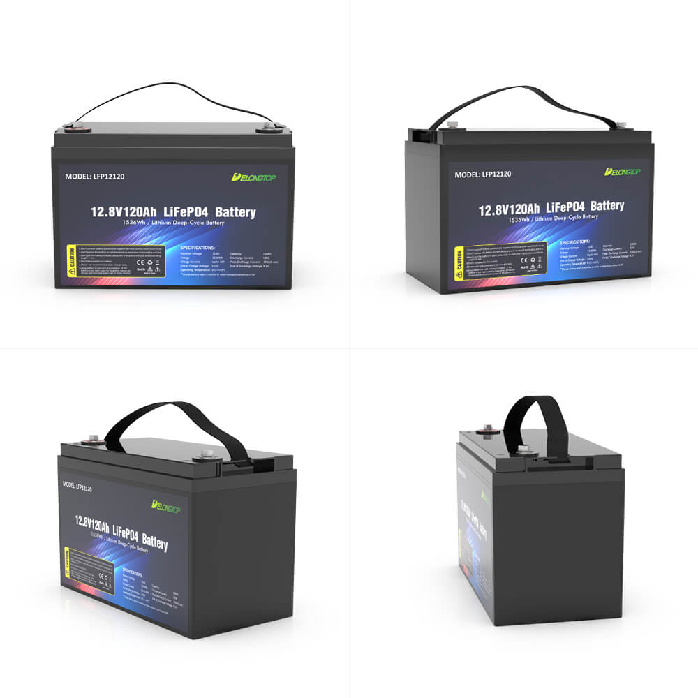 12.8V 120Ah LiFePO4 Battery 1.5kwh DL-LFP-RP12120 Delong - Delong Energy