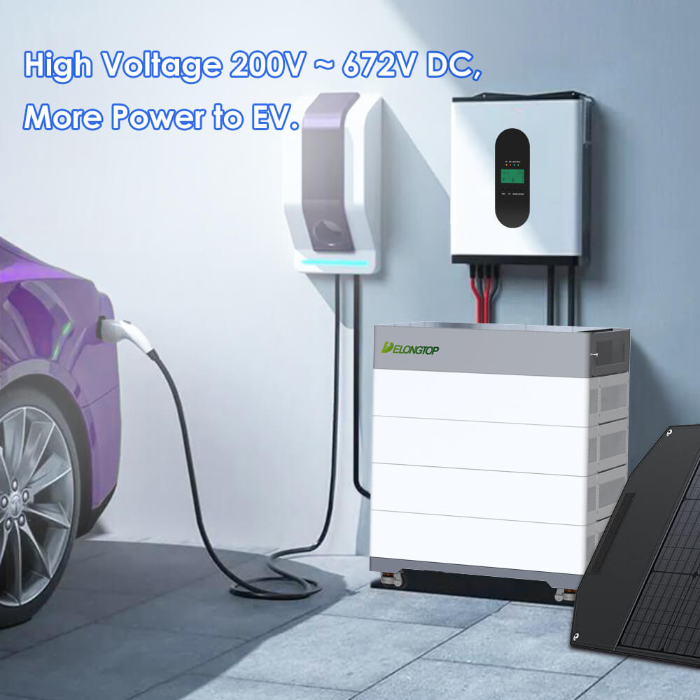 204V / 307V / 409V / 512V 50Ah High Voltage Lifepo4 Battery 20-50kwh | LFP-HV32-10 - Delong Energy