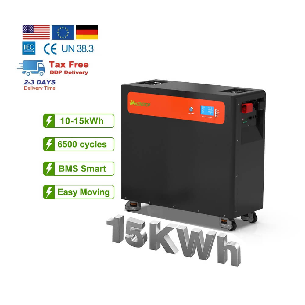 51.2V 200Ah 280Ah Movable Lithium Battery Storage - Delong Energy