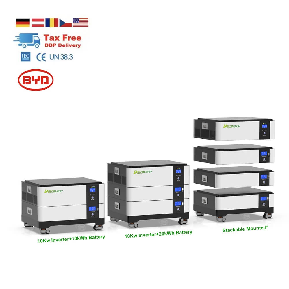 45kwh 51.2V 900Ah Lifepo4 Battery Pack With 10kw Inverter - Delong Energy