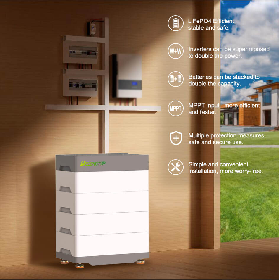 400V 64kWh Lithium Battery Pack For UPS, Solar Storage - Delong Energy
