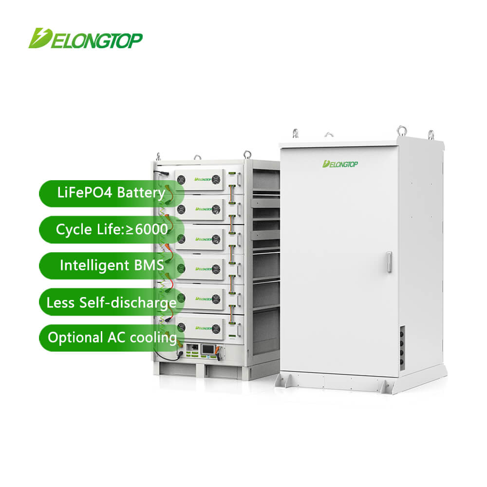 160 kWh Battery Bank Lifepo4 System with Inverter - Delong Energy