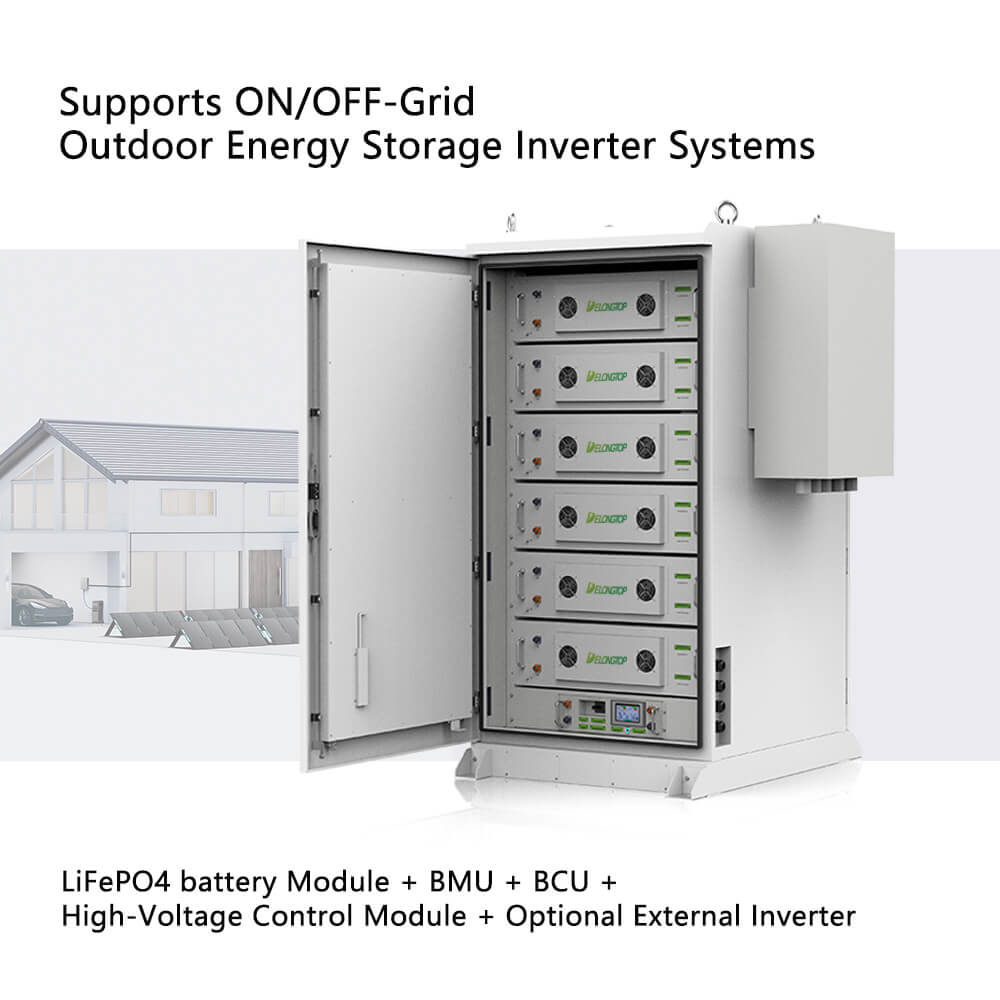 110 kWh Battery Storage System with Inverter - Delong Energy