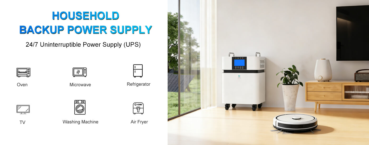 8kWh Lithium Battery Power Station with 5kw Inverter - Delong Energy