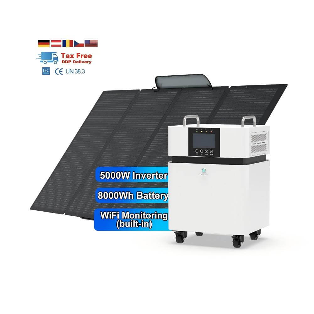 8kWh Lithium Battery Power Station with 5kw Inverter - Delong Energy